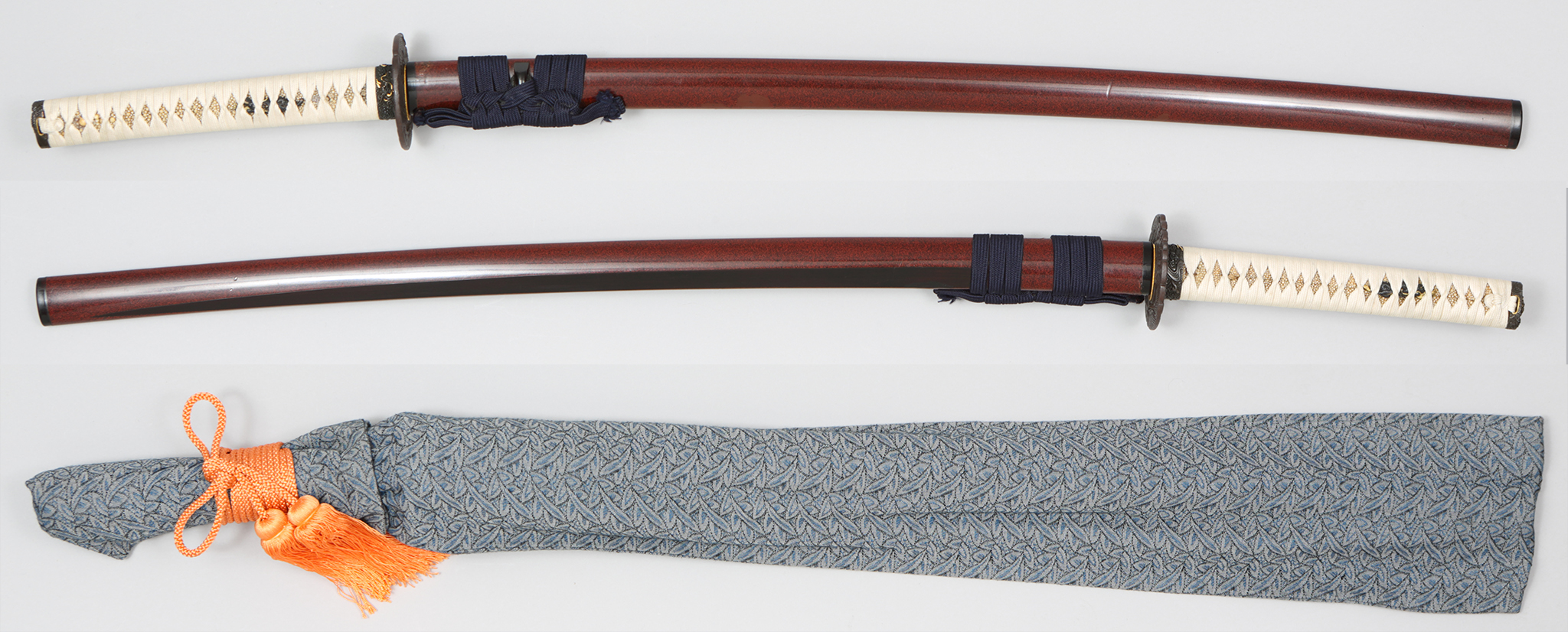Japanese sword Touken Komachi sword fittings Tsuba Kozuka Menuki Fuchi ...